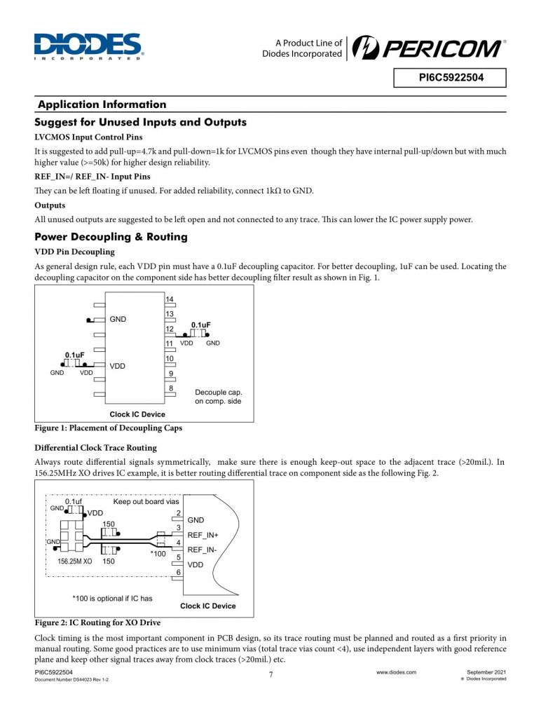 PI6C5922504ZHIEX datasheet page 7