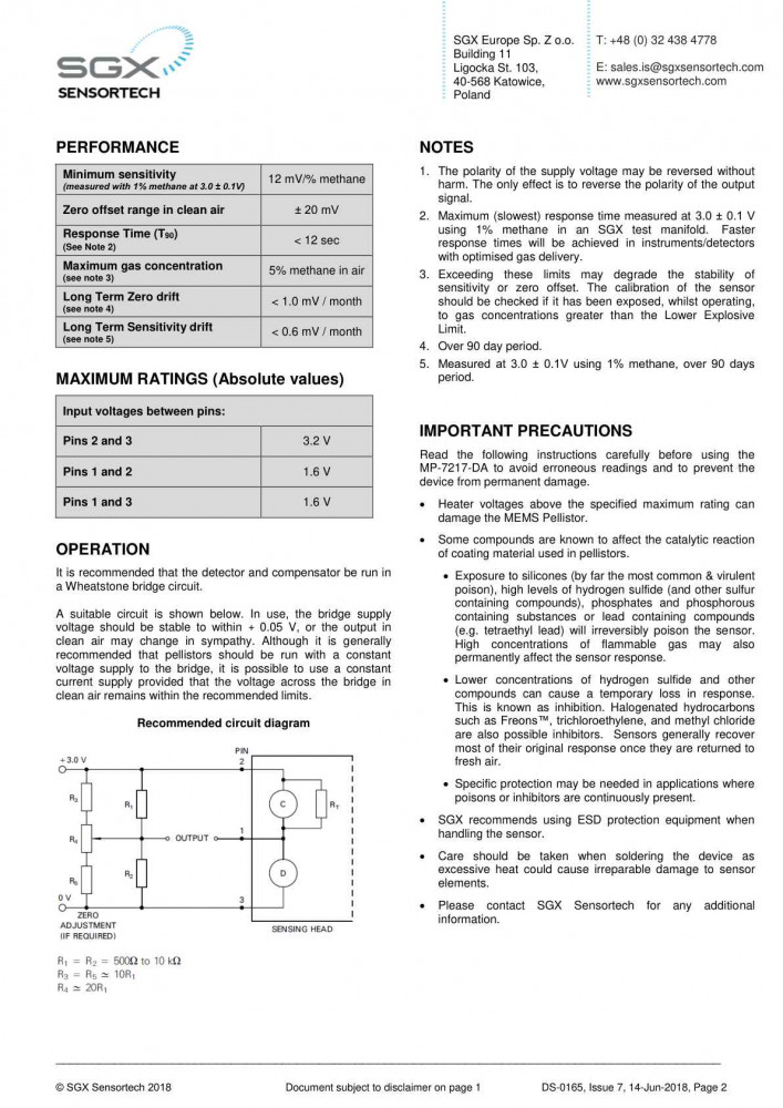 MP7217DA datasheet page 2
