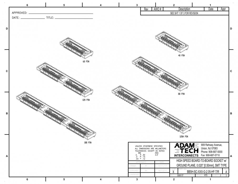 ADAM TECH BB5H-SC-060-G-2.05-HF-T/R document page 3