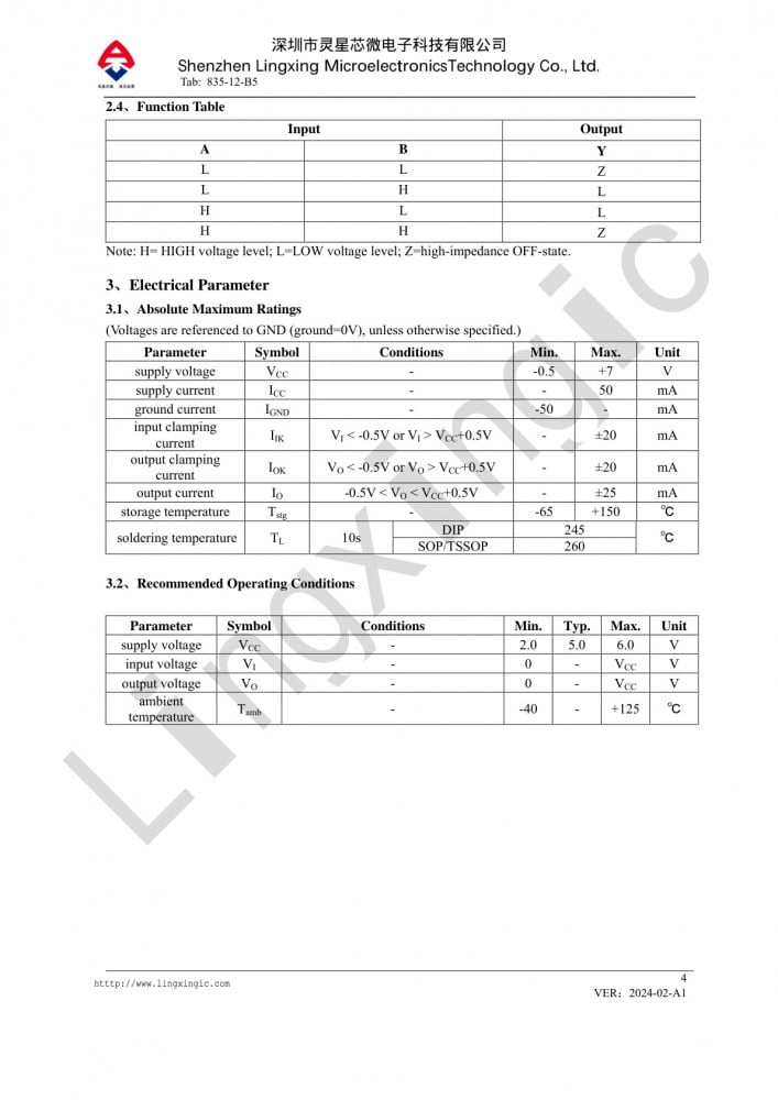 SN74LS266N(LX) datasheet page 6