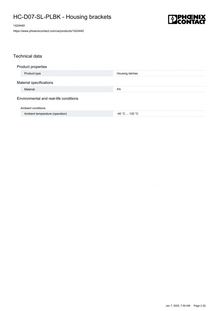 Phoenix Contact 1424440 product document page 2