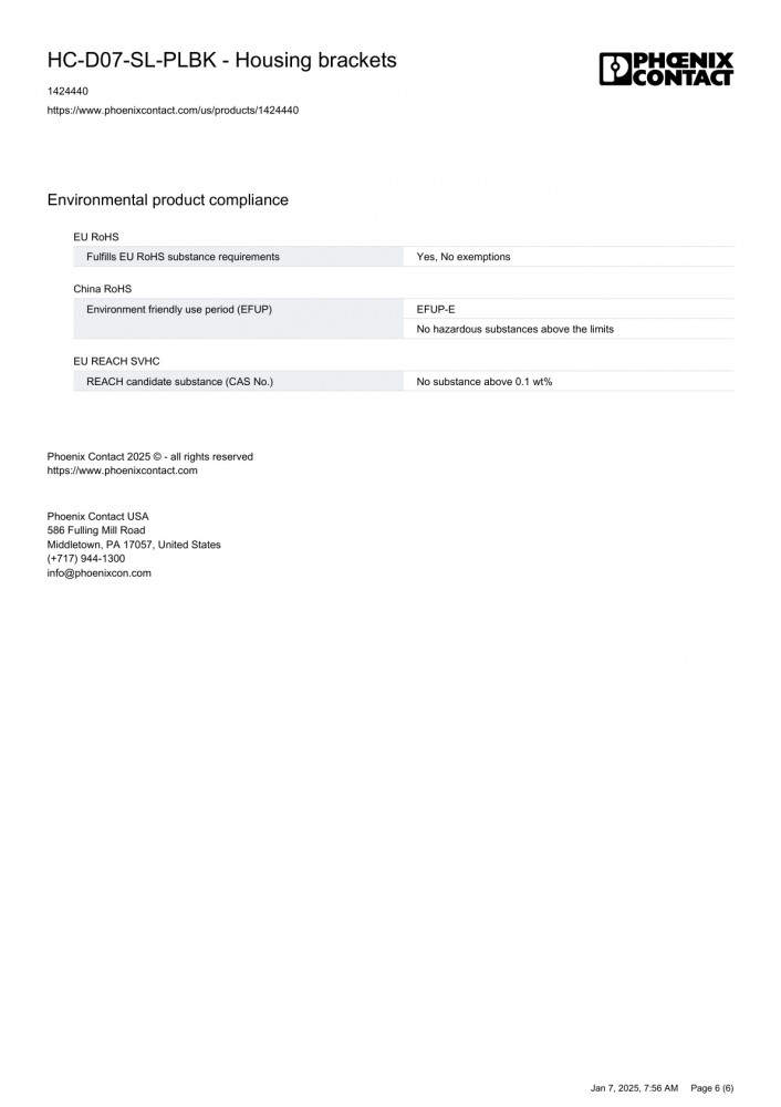 Phoenix Contact 1424440 product document page 6