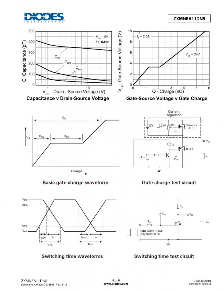 ZXMN6A11DN8TA datasheet page 4