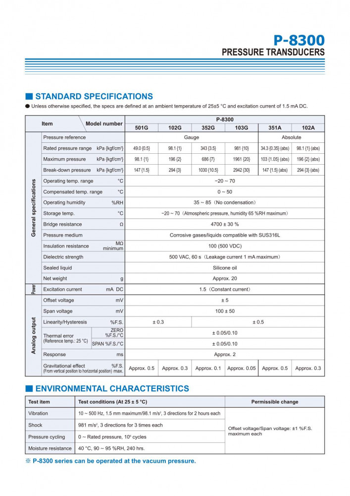 P-8300 technical document page 2