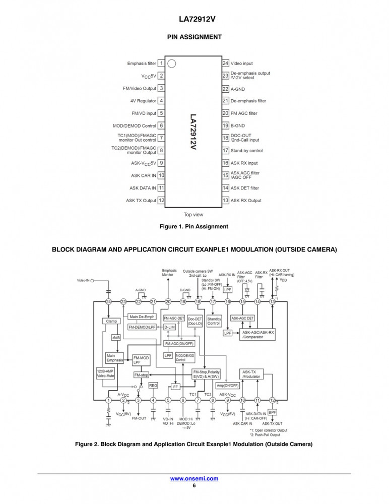 LA72912V datasheet page 6
