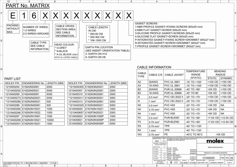 Product drawing page 2