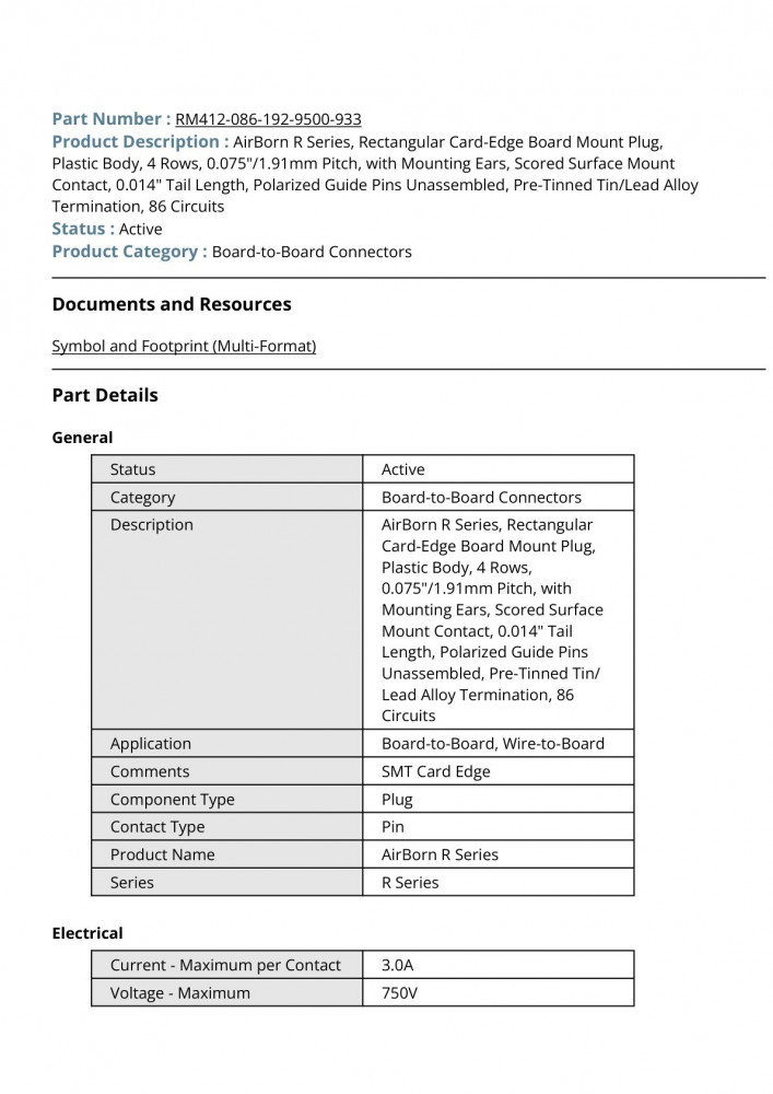 RM412-086-192-9500-933 technical document page 1