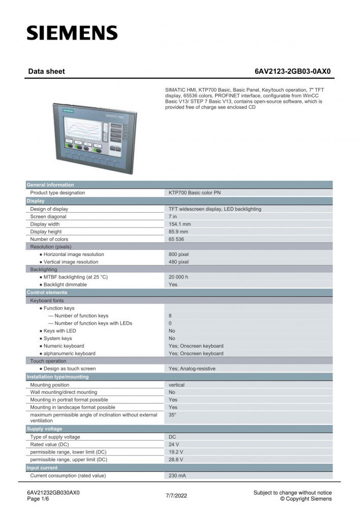 Technical document preview, page 1