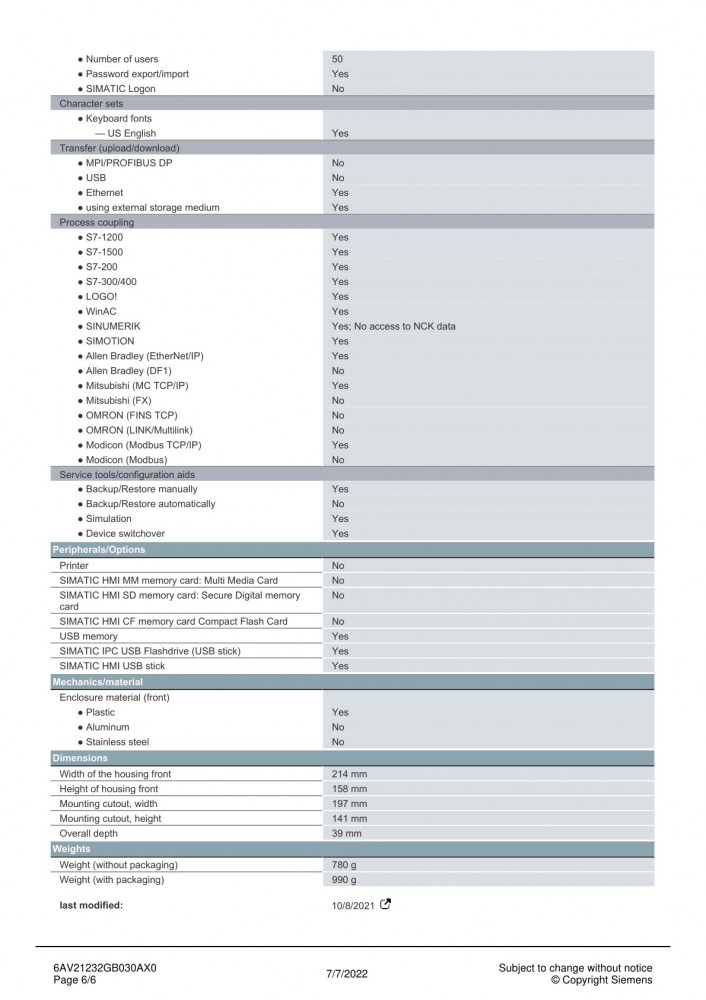 Technical document preview, page 6