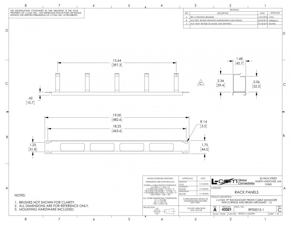 L-com RP00015-1 technical document