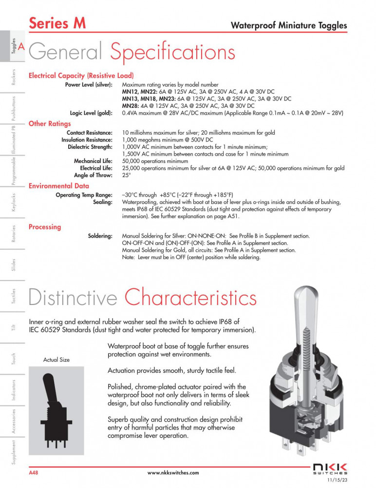 MN13WBG01 technical document page 1