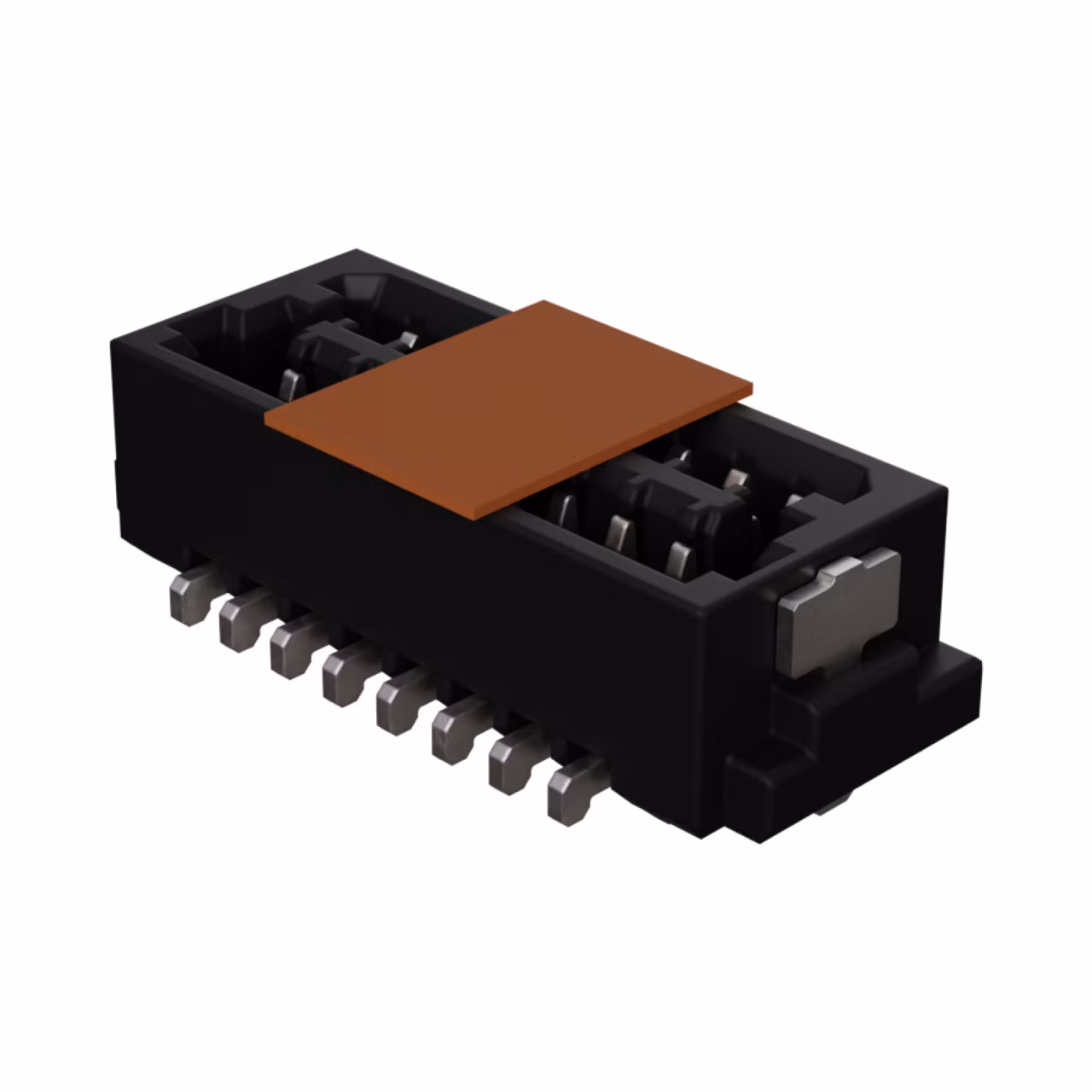 Zero-Hachi Header, 0.80mm Pitch, Dual Row, Vertical, Surface Mount, Matte Tin (Sn) Plating, Friction Lock, 16 Circuits, Tape and Reel for sale