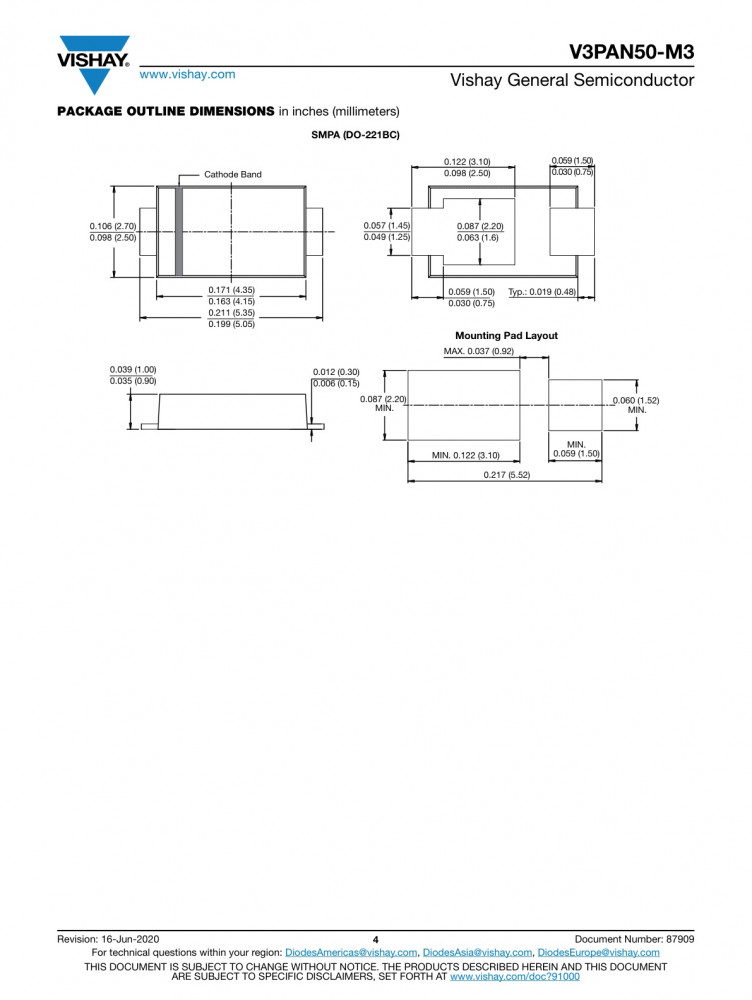 V3PAN50-M3/I datasheet page 4