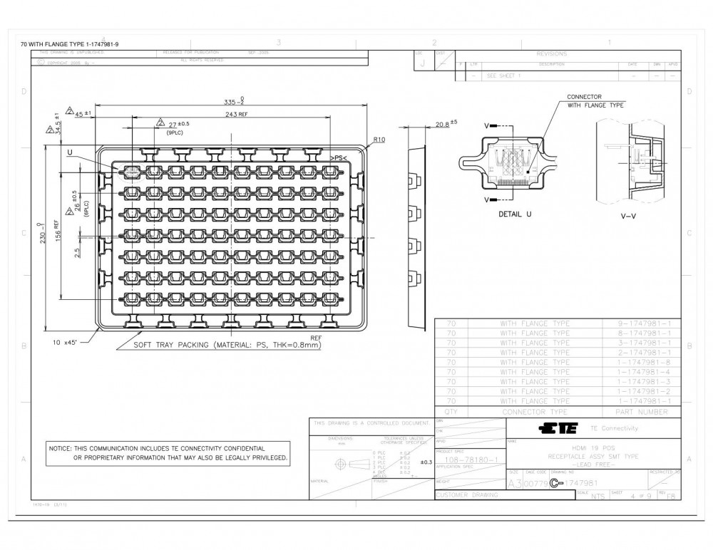 TE Connectivity 1747981-1 drawing page 4