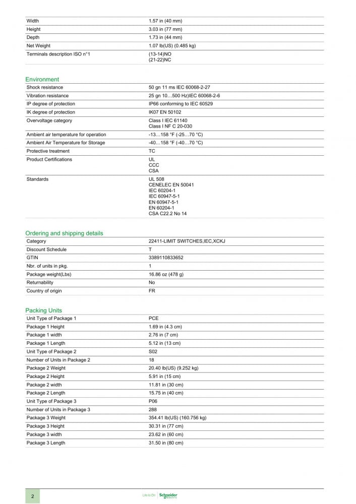 XCKJ10541H29 technical document page 2