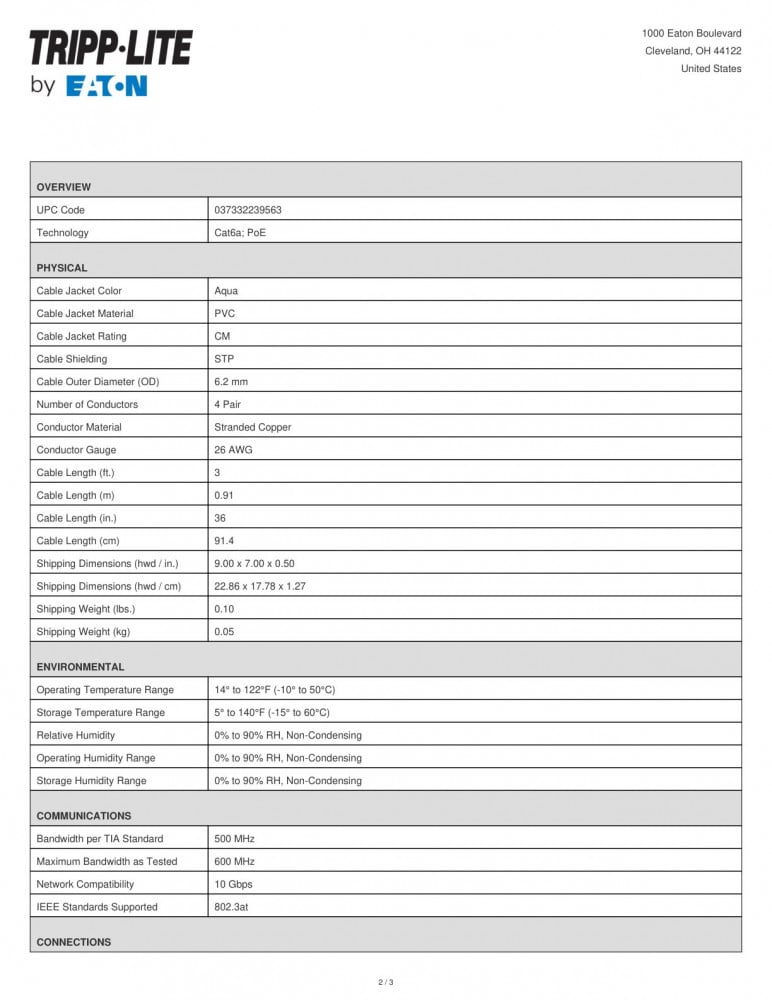 N262-003-AQ technical document page 2