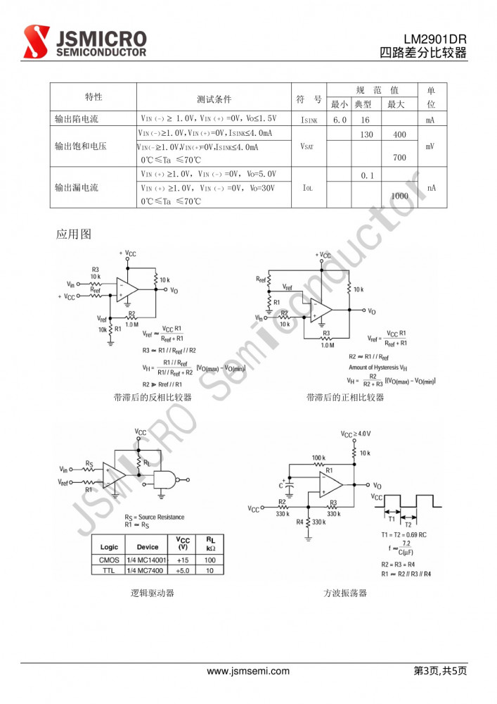 LM2901DR-JSM technical document page 3