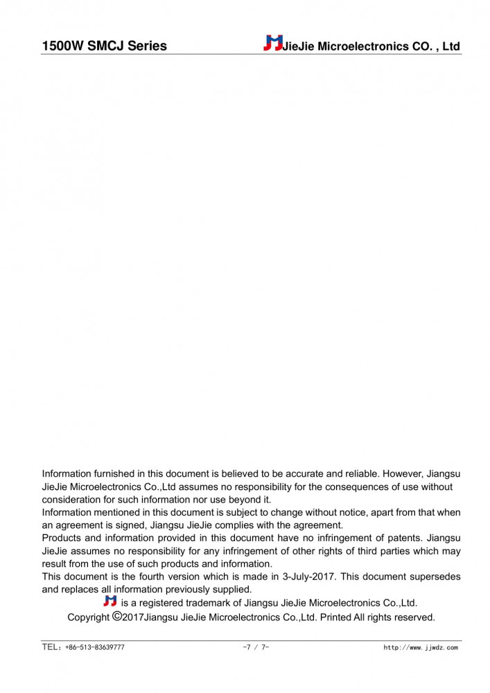SMCJ series datasheet page 7