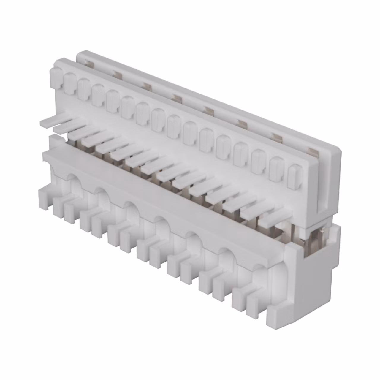 Appli-Mate RAST Power IDT Housing, 5.00mm Pitch, Direct/Indirect, Female, 8 Circuits, Fully Coded, Open End Walls for sale