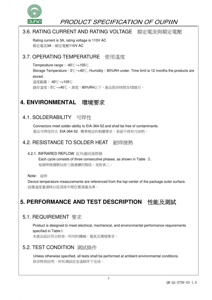 OUPIIN 2011 Series specification page 3