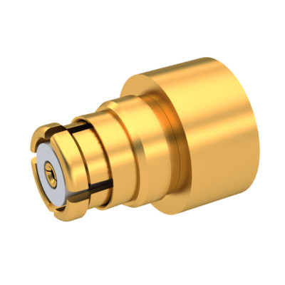 SMP / STRAIGHT MALE RECEPTACLE SOLDER LEGS - FULL DETENT