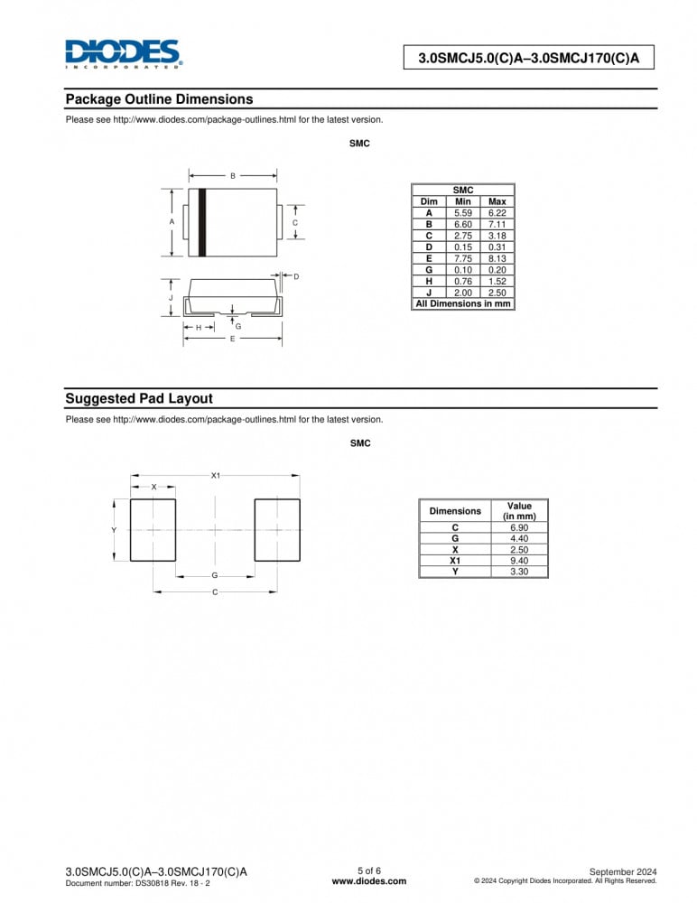 3.0SMCJ28A-13 datasheet page 5