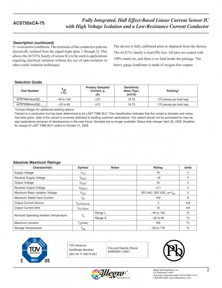 ACS750SCA-075 datasheet page 3