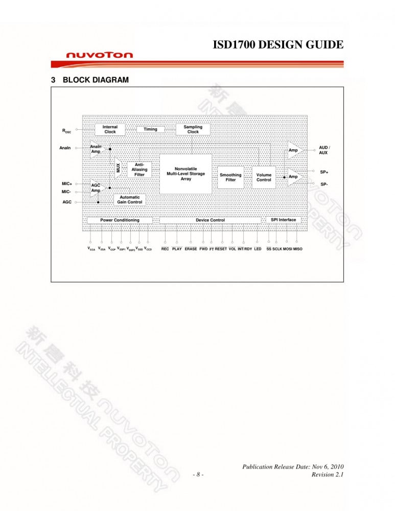 ISD1700 design guide page 8