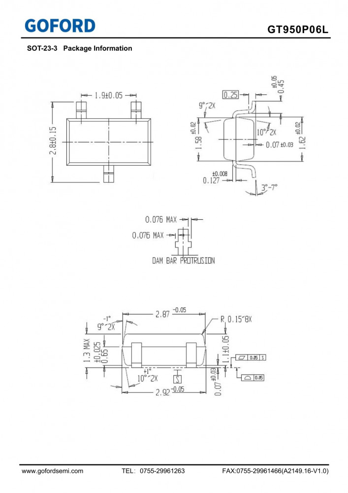 GT950P06L datasheet page 6