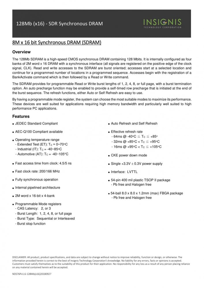 NDS76PT5-16IT datasheet page 1