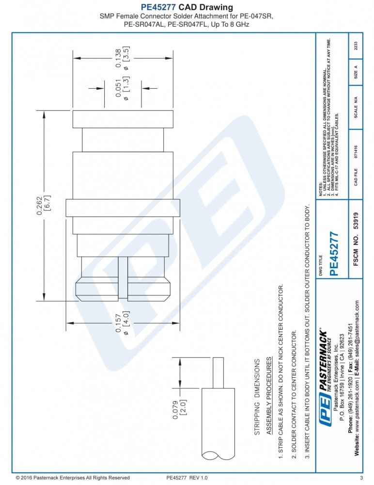 PE45277 datasheet page 3