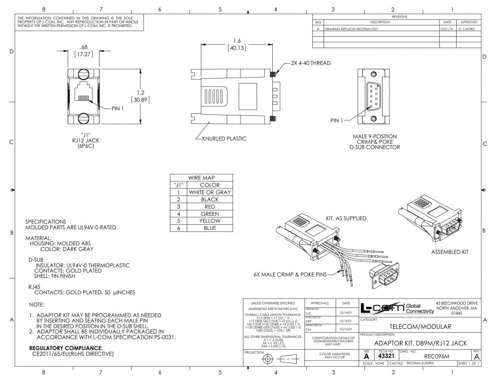 REC096M technical document preview