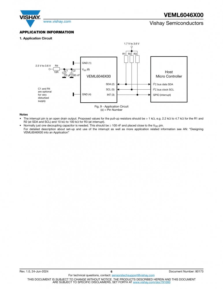 VEML6046X00 datasheet page 6