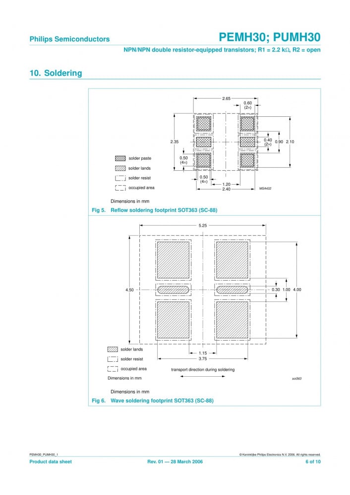 PUMH30 datasheet page 7