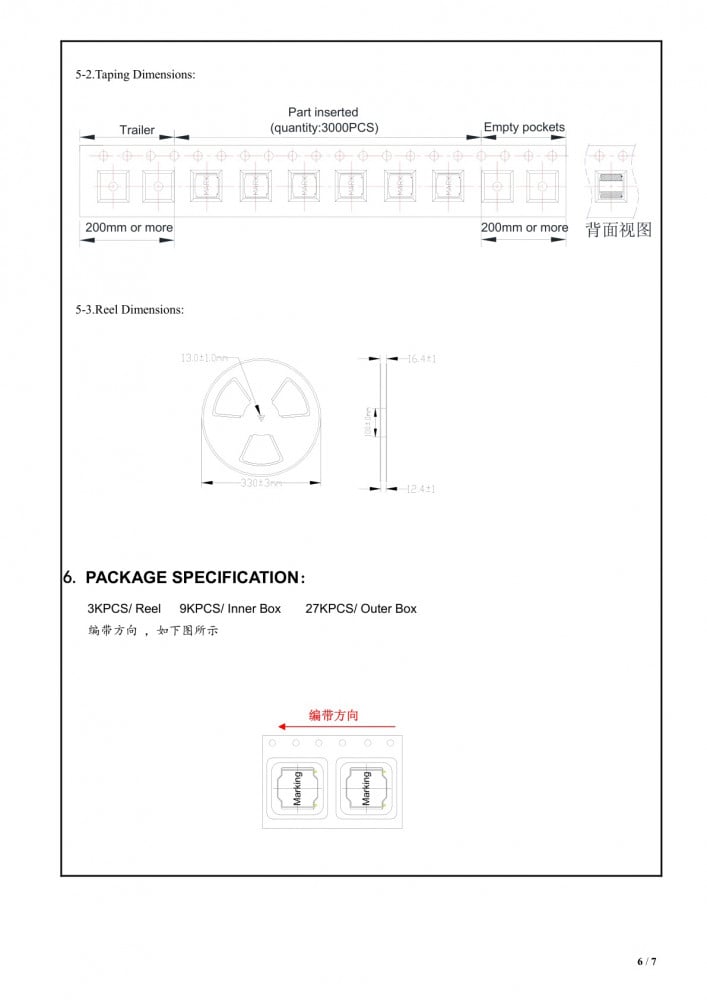 CR4020 packaging page