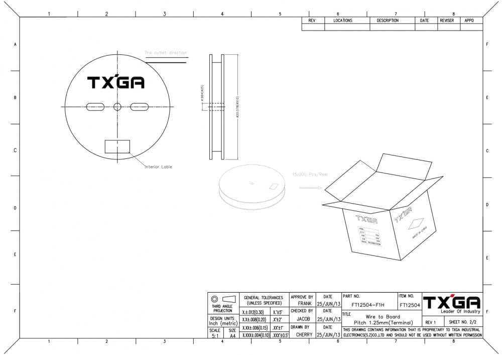 FT12504-F1H technical document page 2