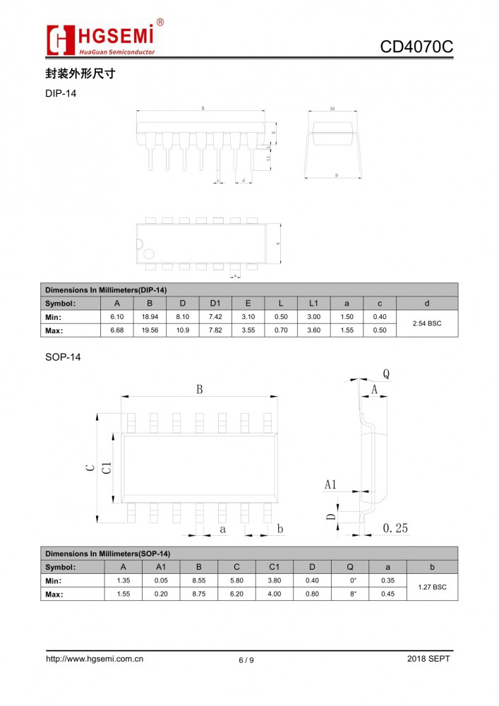 CD4070CM/TR datasheet page 6