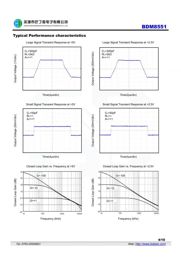 BDM8551 datasheet page 4