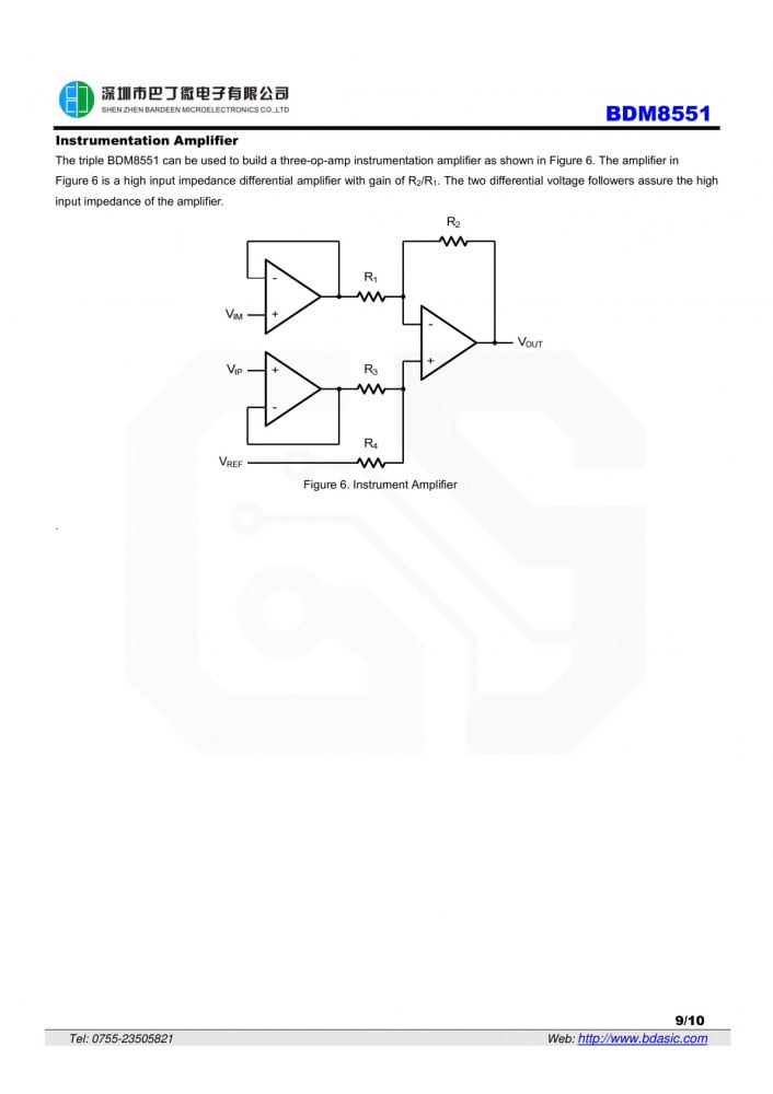 BDM8551 datasheet page 9