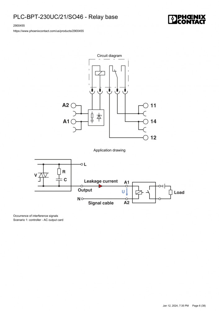 Phoenix Contact 2900455 datasheet page 6