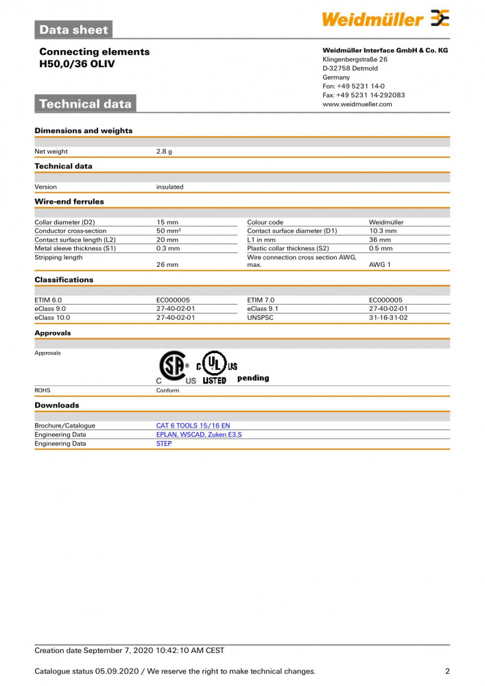 0444200000 product document page 2
