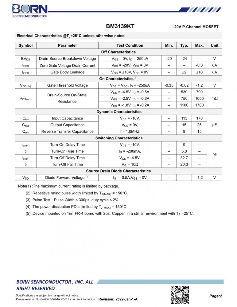 BM3139KT datasheet page 2