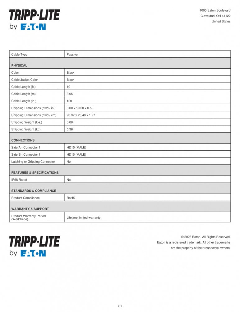 P502-010 technical document page 2
