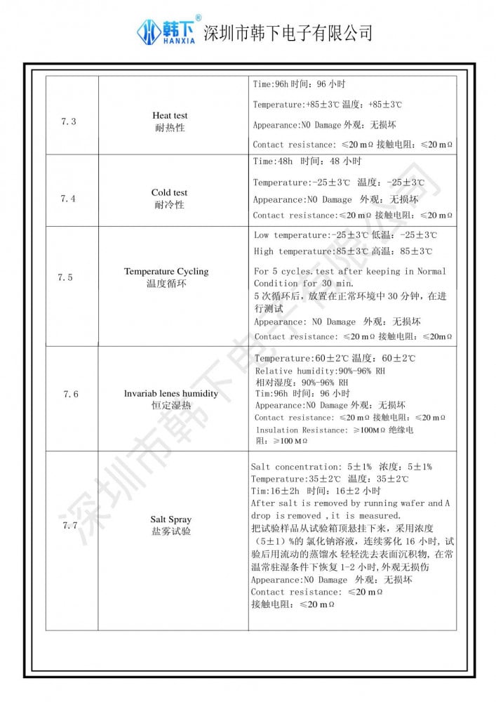 HX 1.25-4P WT specification page 5