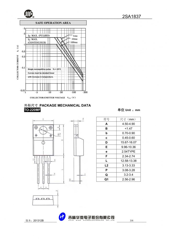 2SA1837 datasheet page 3