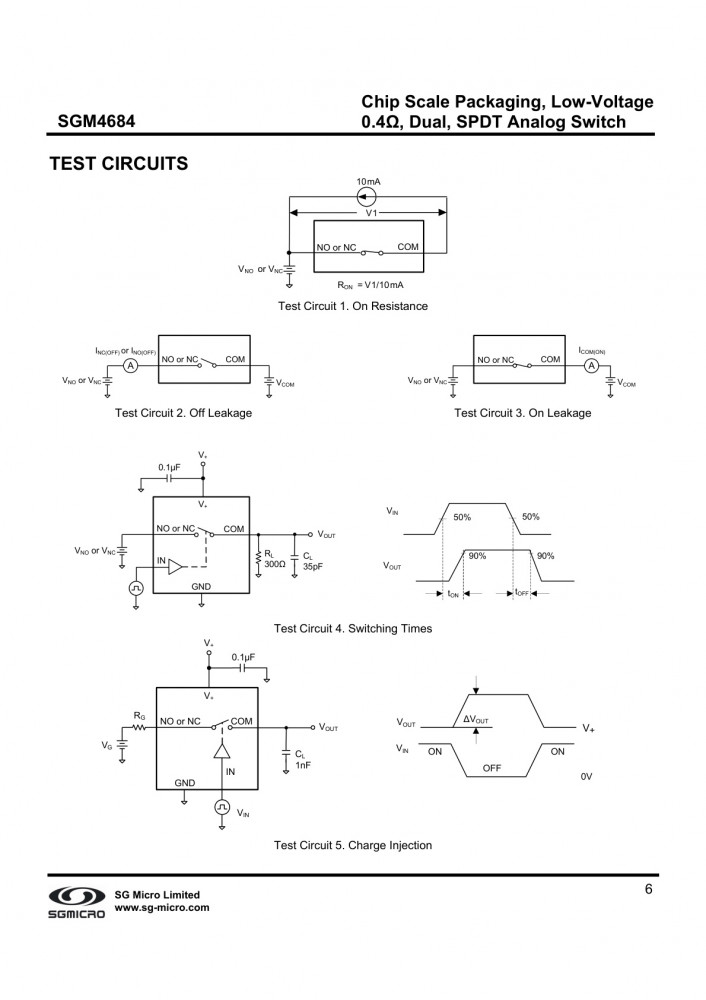 SGM4684 datasheet page 6