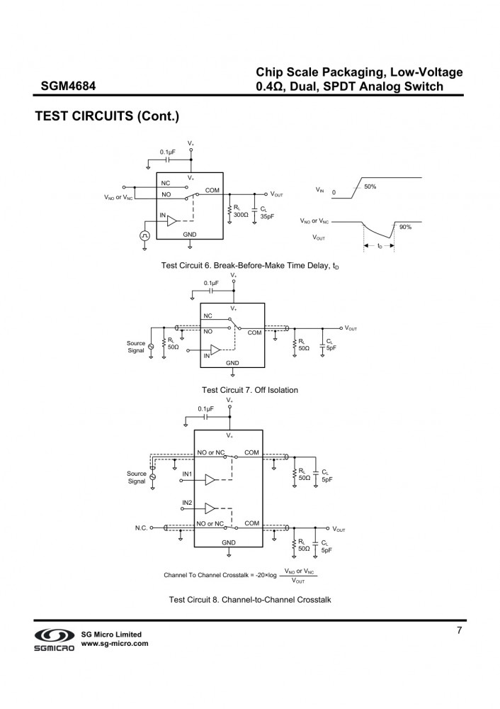 SGM4684 datasheet page 7
