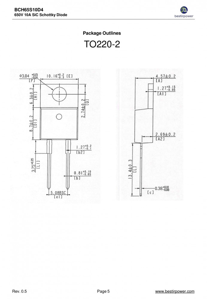 BCH65S10D4 datasheet page 5