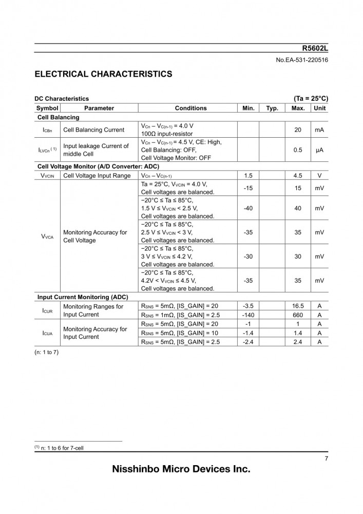 R5602 technical document page 7