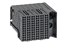 GbX I-Trac NXT Right-Angle Daughtercard Module, 1.85mm by 3.70mm Pitch, Unguided, 11 Rows, 6 Columns, 132 Circuits